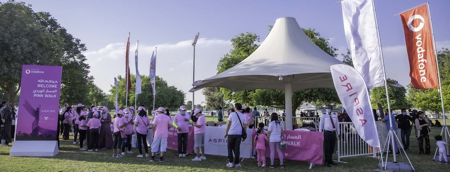 Pink Walk - Aspire Park's Successful Cancer Awareness Event